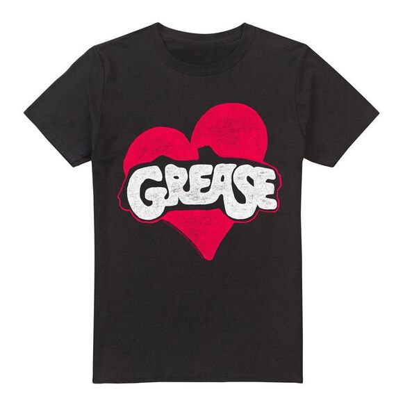 Grease | Shirts | Grease Mens Heart Tshirt Black | Poshmark